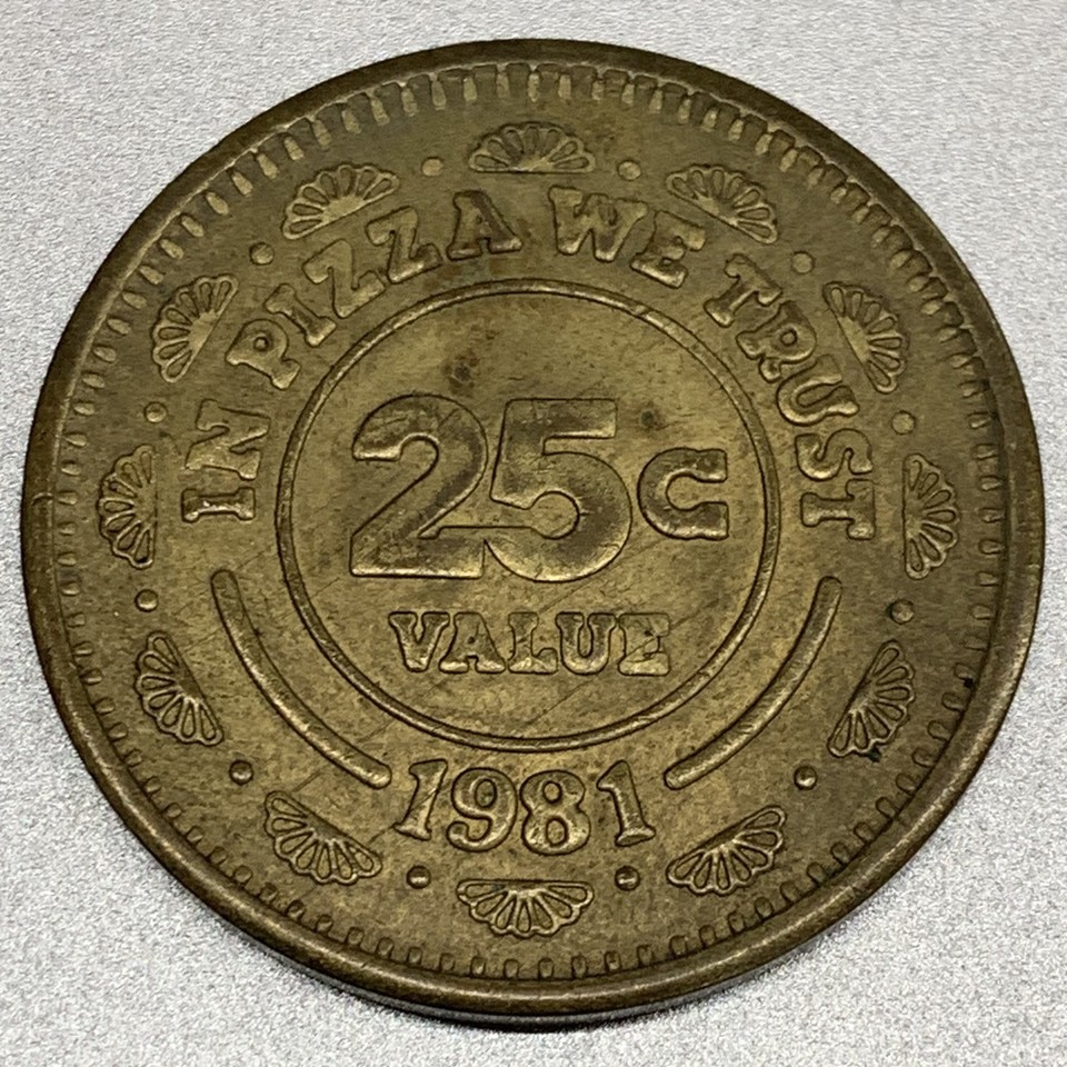 USA, Chuck E. Cheese 1981 Pizza Parlor & Arcade 2D Value 680150 | eBay