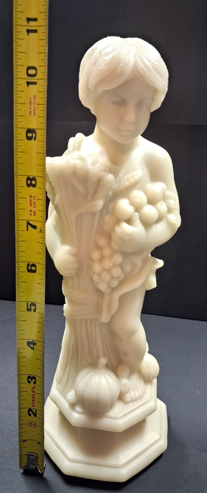 Vintage 70's/80's Home Decor Associates Inc. Harvest Boy Resin ...