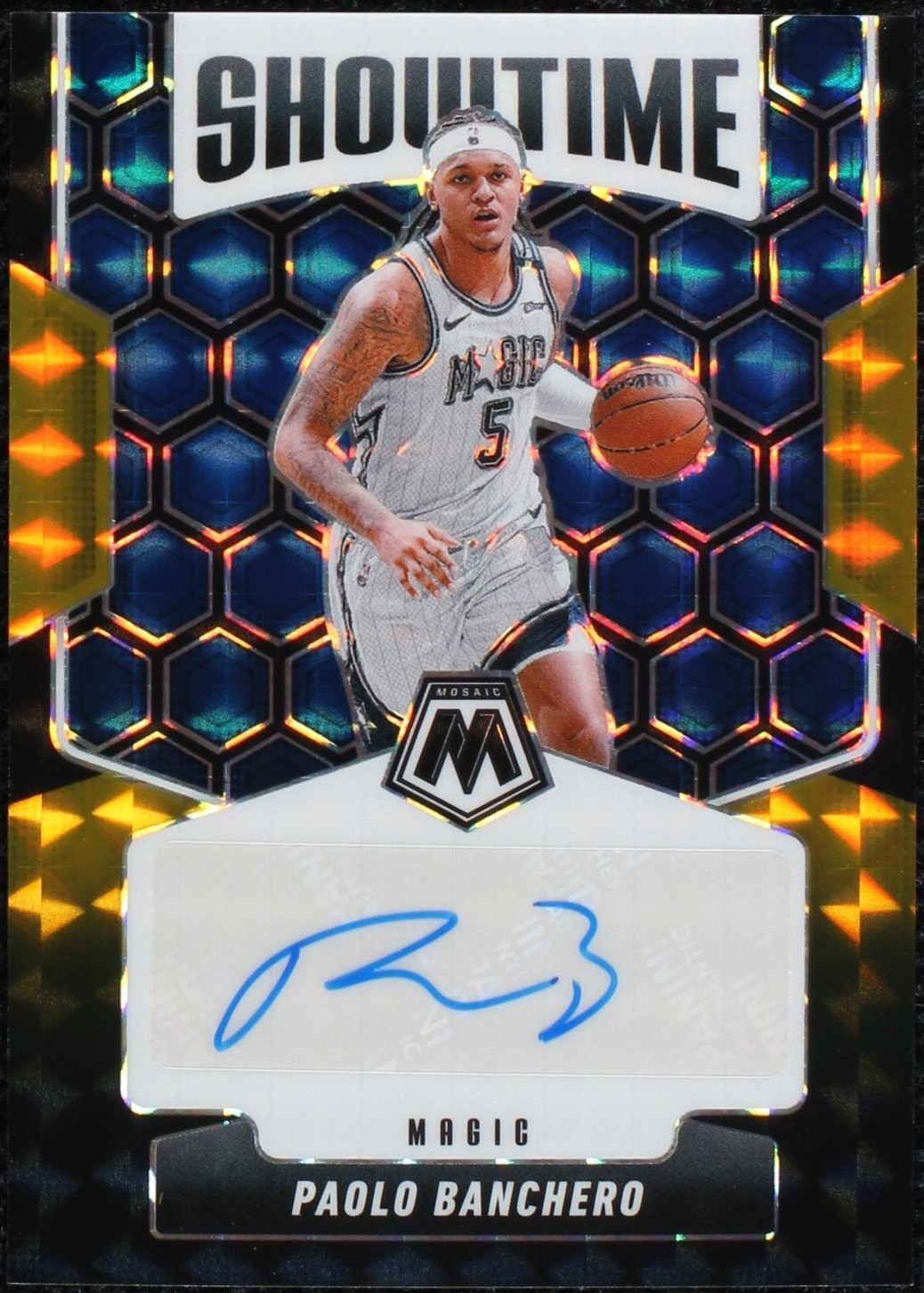 2024-25 Panini Mosaic - Showtime Signatures Paolo Banchero #SS-PLO ...
