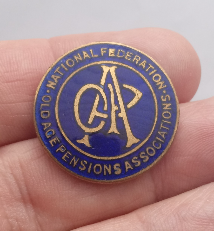 Old Age Pensions Association Enamel Lapel Pin Badge. PB9-1735 | eBay UK