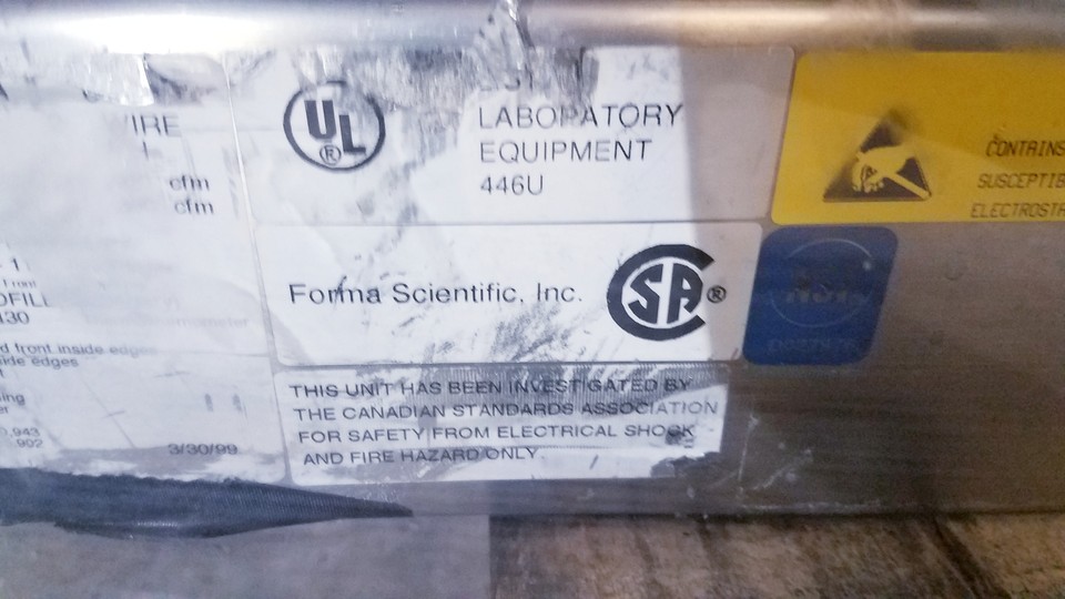Forma Scientific Class II A/B3 Biological Safety Cabinet | eBay