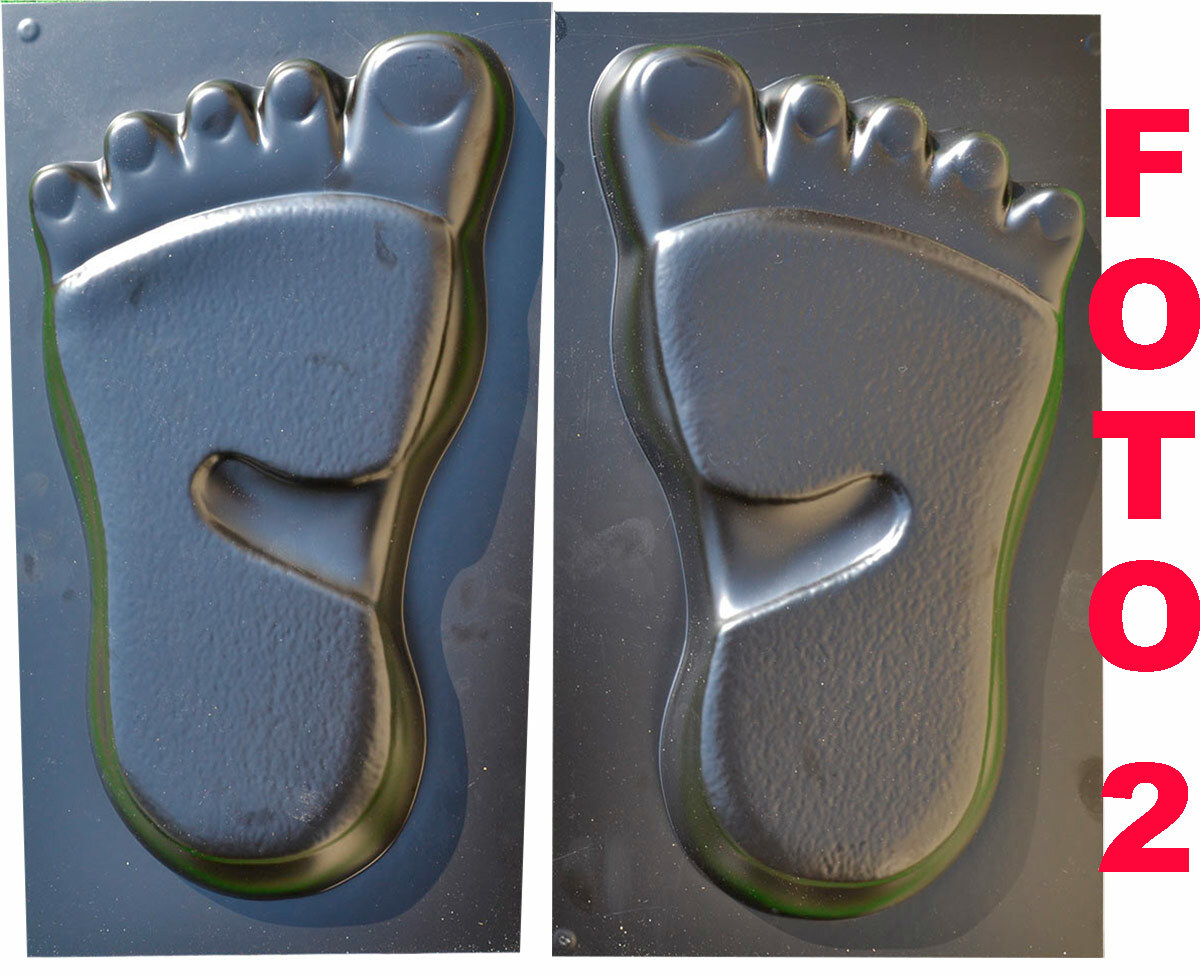 Concrete molds Foot Yeti Paving Concrete Stone Garden Path Trace Decor ...