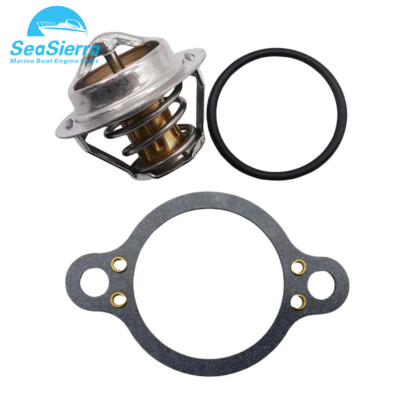 Thermostat Kit with gasket For Volvo Penta 4.3 5.0 5.7L 3587597 3852111 ...