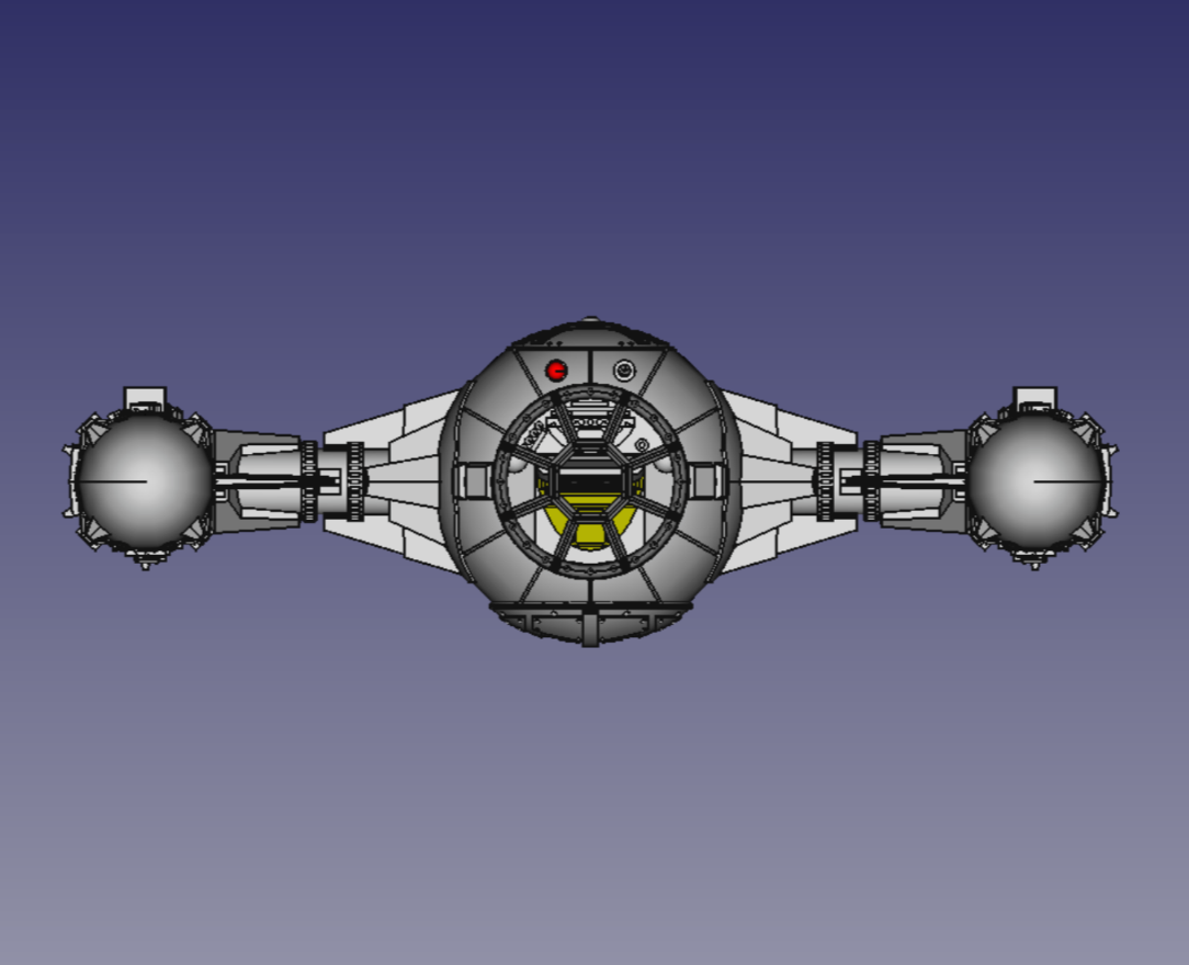 TYE-WING UGLY FIGHTER for 3.75 in (1:18) Figure Diorama | eBay