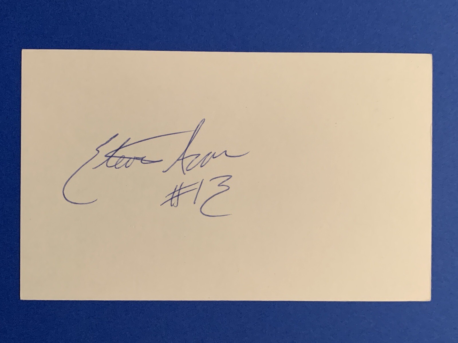 STEVE AZAR (NIU Huskies HOF) Signed N Illinois U 3x5 Index Card ...