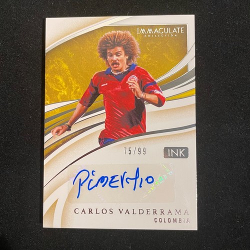 CARLOS VALDERRAMA - 2020 Panini Immaculate No. I-VAL - Serial #75/99 ...