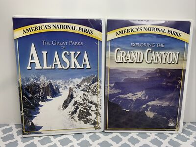 Lot of 2 - America's National Parks DVD Alaska and Exploring Grand ...
