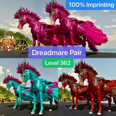ark survival ascended pve Dreadmare Top Stats Color Pair, 100% ...