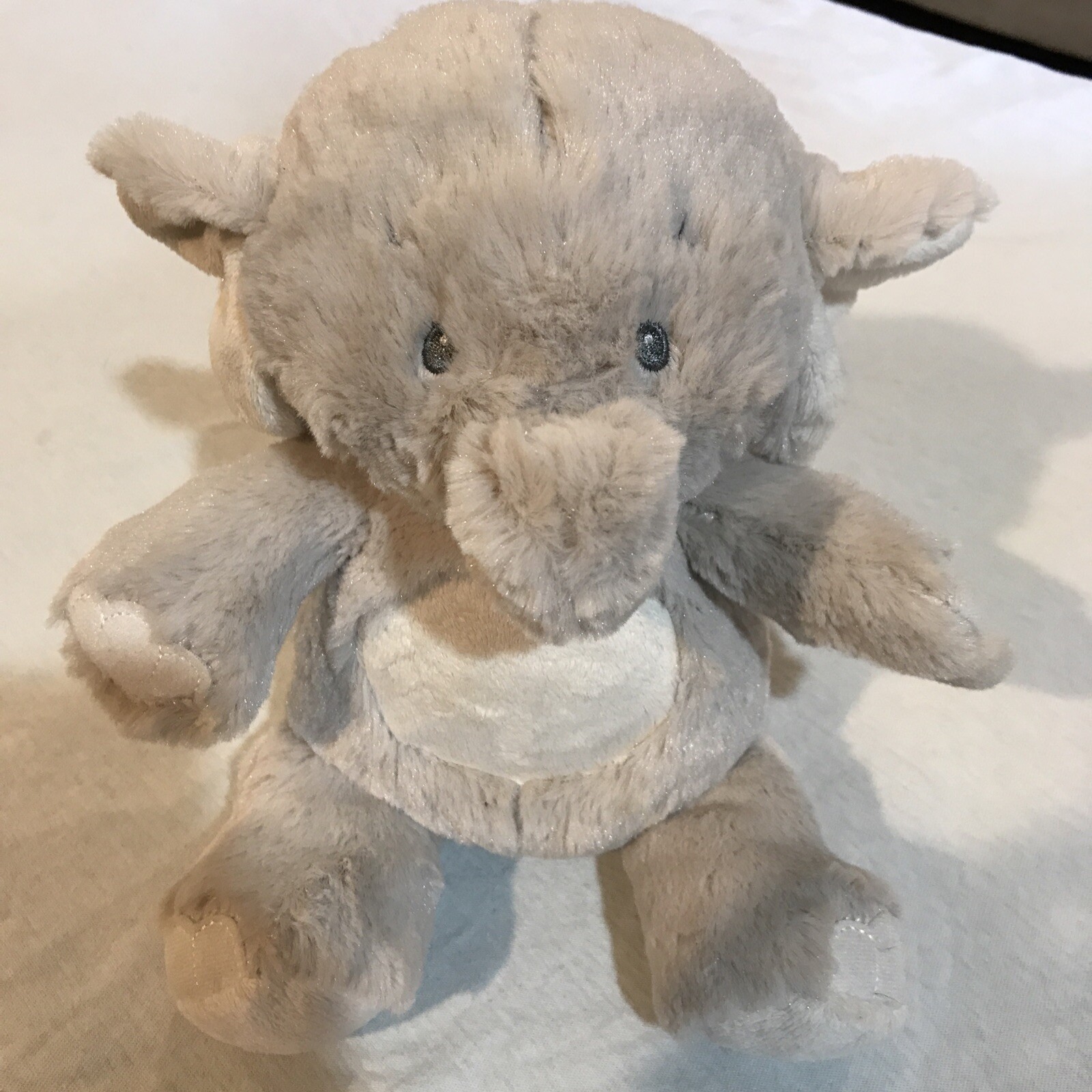 BABY GANZ Musical Belly Bright EMERSON ELEPHANT Light Up Glowing Belly ...