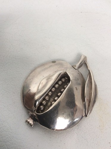 Beautiful Vtg Jewish Federation Sterling Silver 925 Pomegranate pin ...