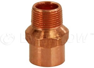 Male Adapter Reducing Fitting Sweat x MIP Copper Connection | eBay