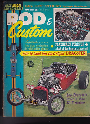 Rod & Custom Magazine Lee Everett Dragster May 1964 FREE US S/H | eBay