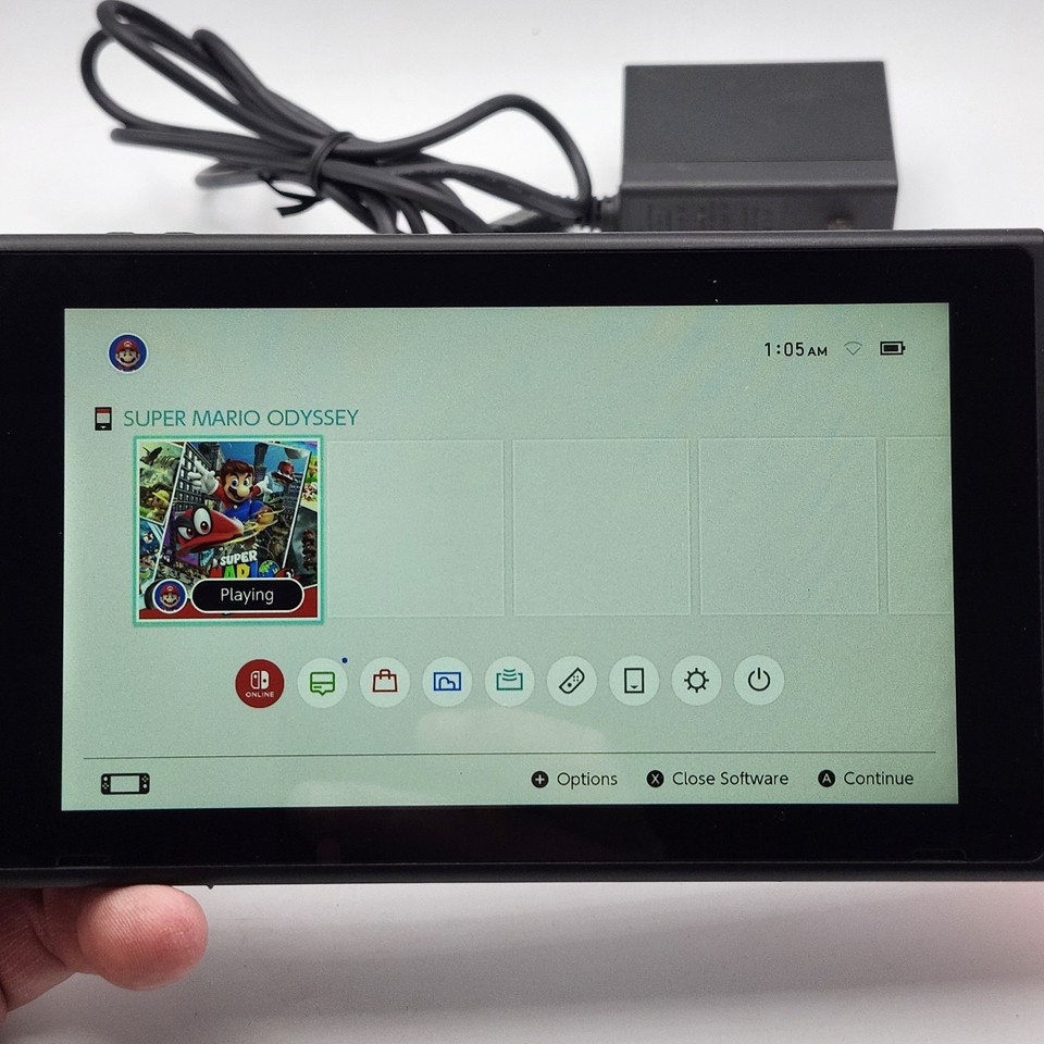 Nintendo Switch v1 Video Game Console HAC-001 Red Blue w/ Charger NO ...