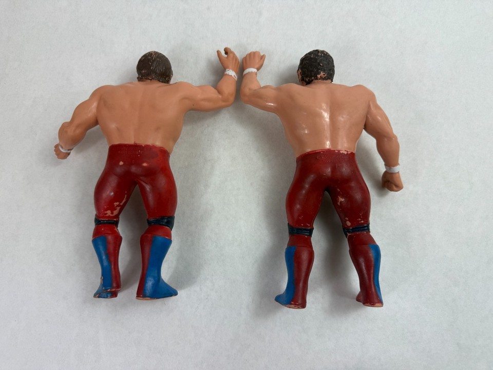British Bulldogs Vintage WWF LJN Wrestling Superstars Figure Lot Team ...