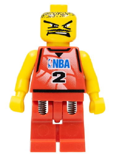 LEGO NBA PLAYER #2 MINIFIG from set 3432 3429 minifigure nba028 | eBay