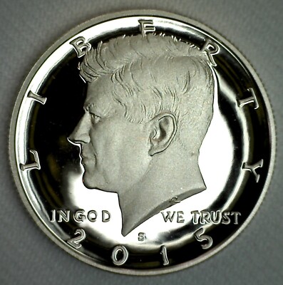 2015 S Kennedy Half Dollar CN Clad 50c Proof Coin JFK 50 Cents | eBay