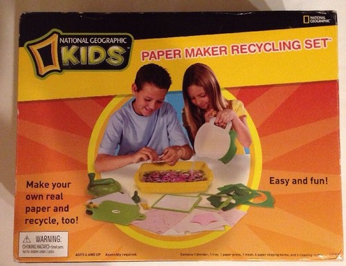 NEW National Geographic Paper Recycling Kit | eBay