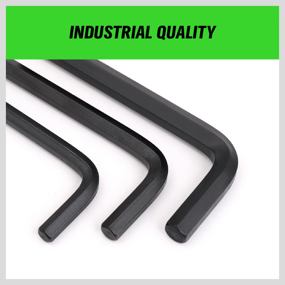 Allen Wrench Hex Key Set 31PC SAE METRIC Long Short Arm with Case FREE ...