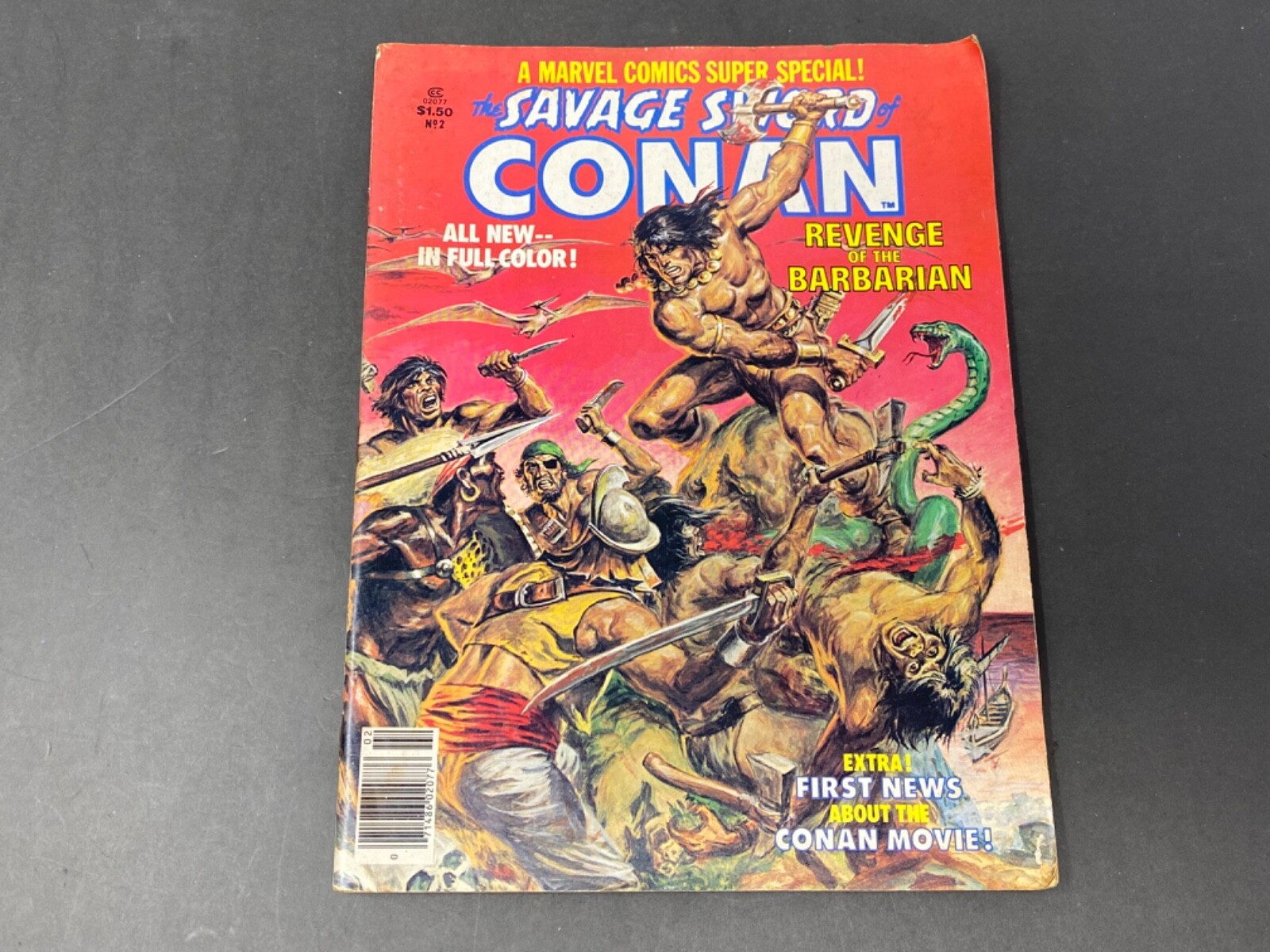 1977 The Savage Sword Of Conan Magazine #2 Marvel Super Special | eBay