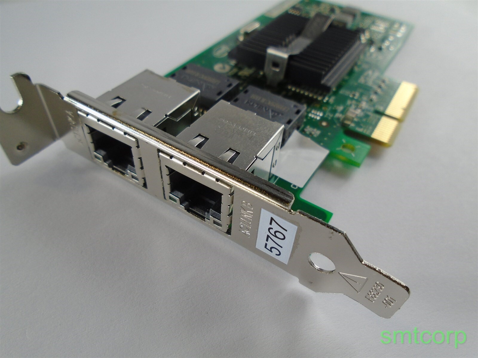 IBM 5281 1Gb 2-Port PCIe Ethernet TX (X4) Low Profile CCIN 5767 P ...