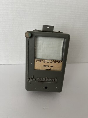 Rustrak Model A Recorder Volts Ac Meter Used Vintage | eBay