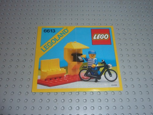 LEGO Notice de Montage Instruction City Set 6613-1: Telephone Booth | eBay