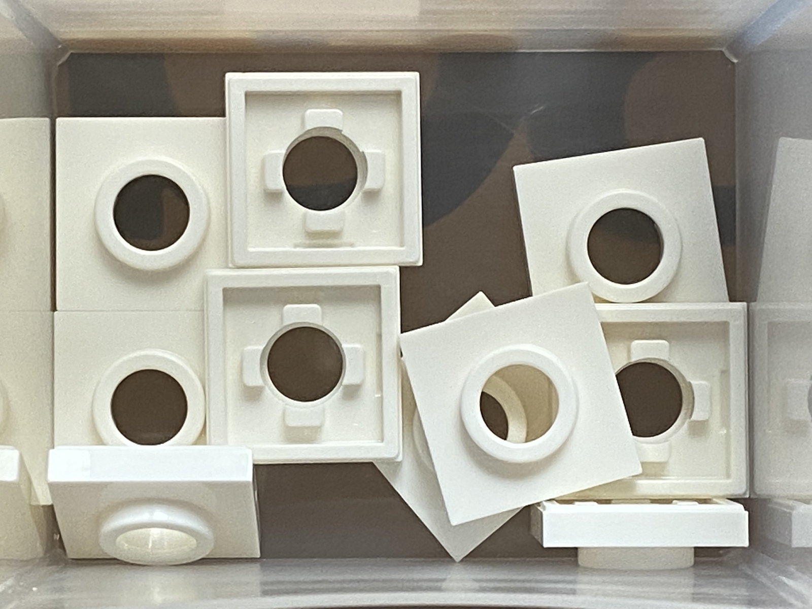 LEGO Parts - White Tile 2 x 2 w Large Hole - No 27448 - QTY 10 | eBay