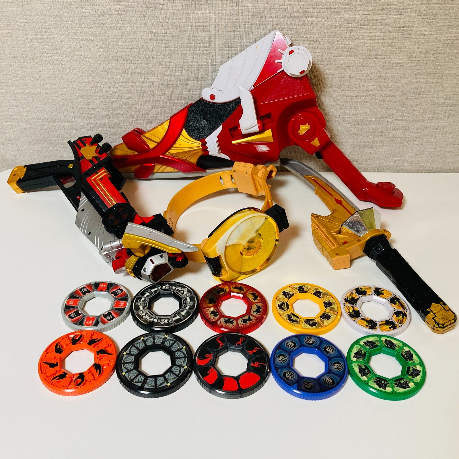 BANDAI Japan DX Power Rangers Samurai Sentai shinkenger Shinkenmaru ...