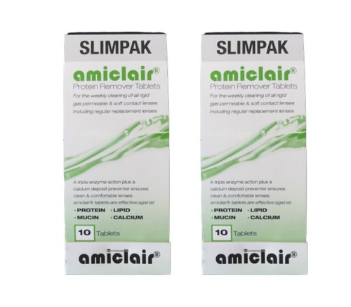 Contact Lens Cleaning Tablets - Amiclair Protein Remover 10 Tablets ...