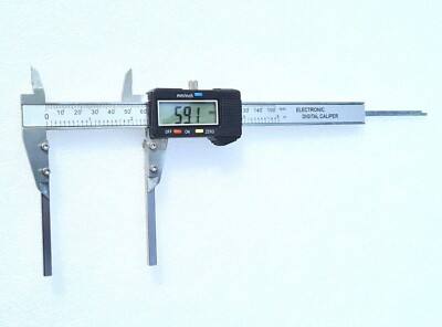 80mm Wide Vernier Caliper Measuring Tool ideal for wire ropes / cables ...