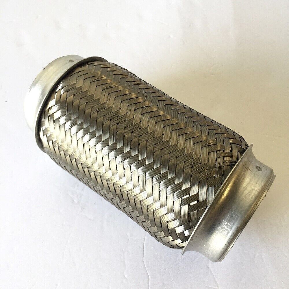 Flex Pipe Exhaust Stainless Steel Double Braid Heavy Duty Coupling Tube ...