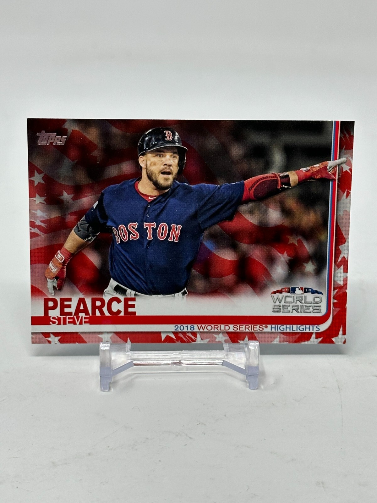2019 Topps World Series Baseball Steve Pearce Card #275 #03/76 | eBay