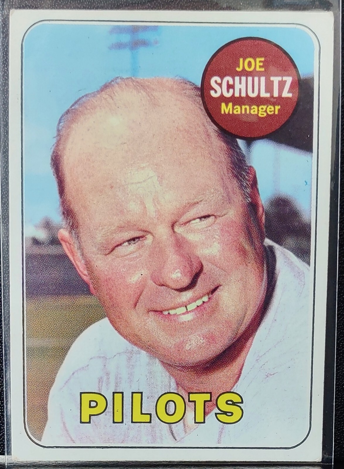 1969 Topps Joe Schultz #254 Seattle Pilots Manager EX-NMT | eBay