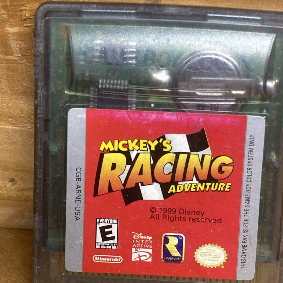 Mickey's Racing Adventure (Nintendo Game Boy Color GBC) Original Game ...