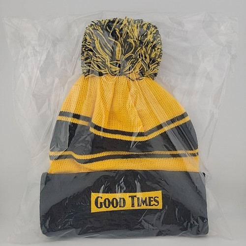 GOOD TIMES CIGARS Tobacco Beanie Hat - Black Gold Blunts Tobacco 420 ...