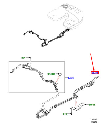 Land Rover Range Rover IV L405 Kraftstoffversorgung und Dampfrohr ...