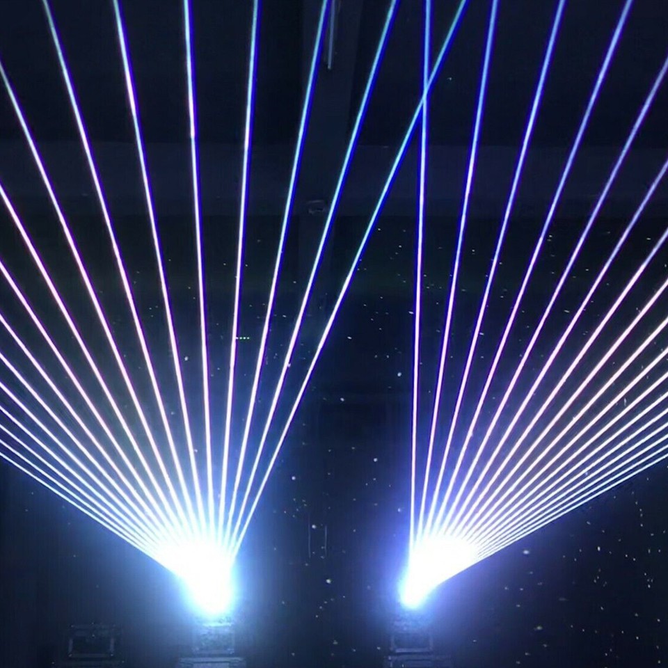 Full Color 3W RGB Animation Laser Projector DJ Light ILDA Stage Laser ...