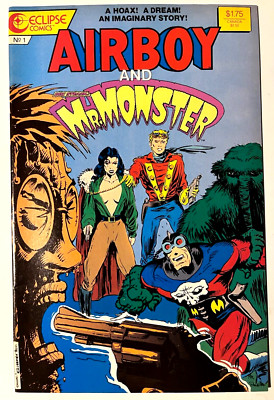 Comic - Airboy and Mr. Monster #1 Eclipse Comics 1987 - Valkyrie Cover ...