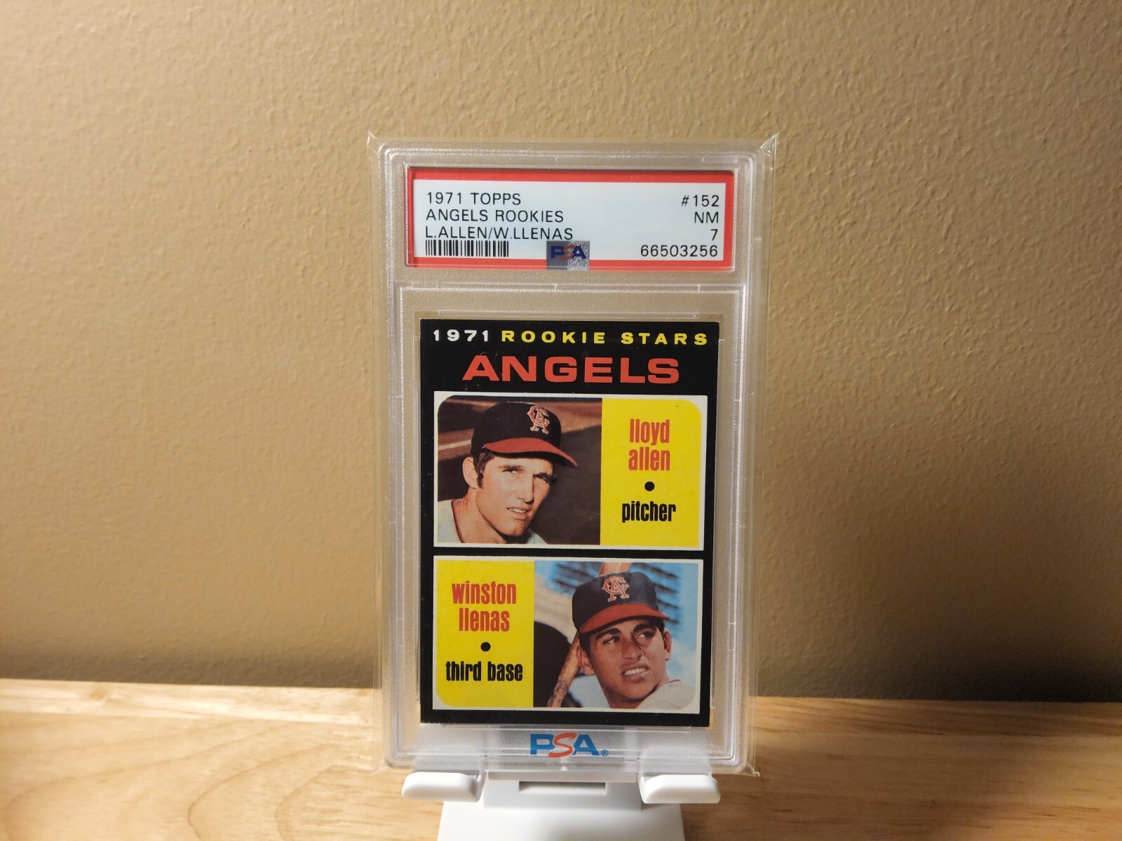 1971 Topps - Angels Rookies #152 W. Llenas, L. Allen PSA 7 | eBay