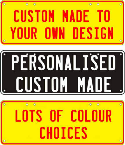 Customized Personalised License Number Plate Surround Frame Car ...