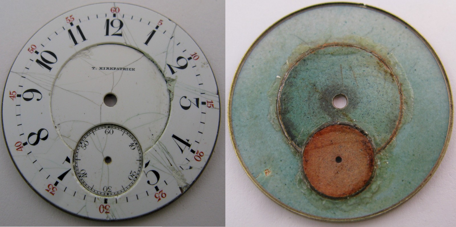 T. Kirkpatrick Pocket Watch Movement for parts OF *high grade* 38.6 mm ...