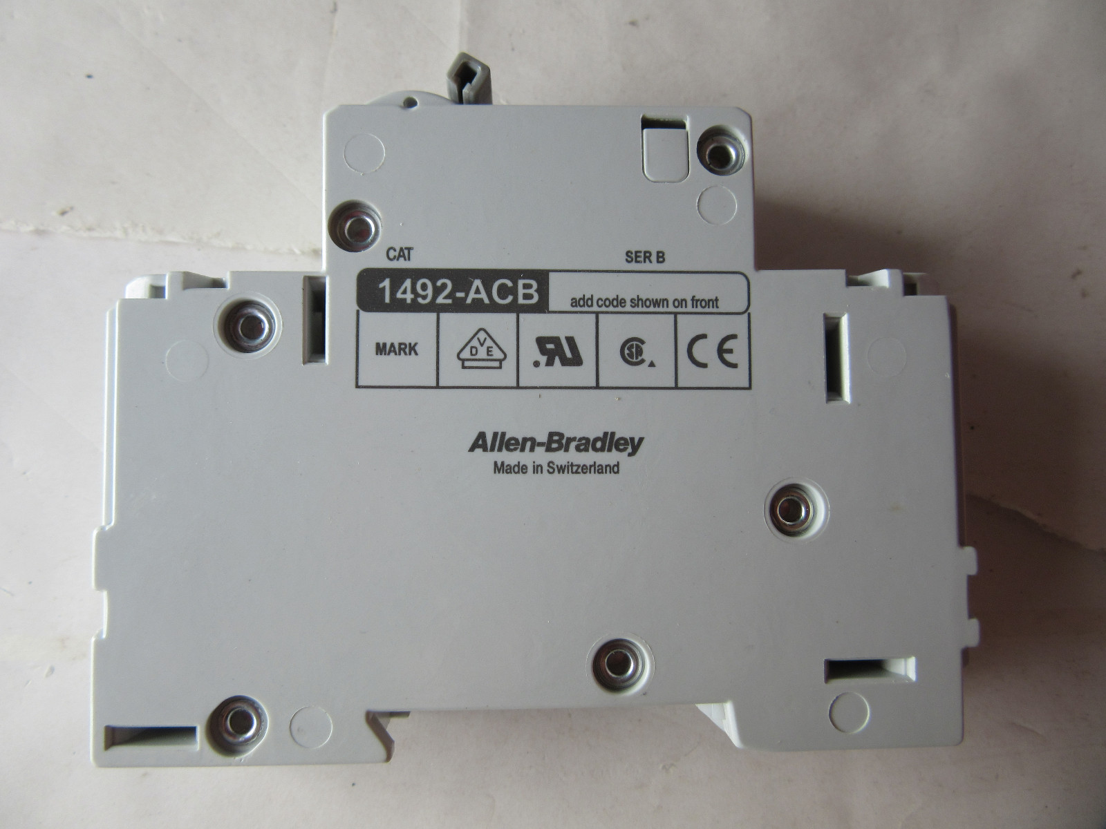 Allen Bradley 1492-ACB H1 Circuit Breaker 1P 6A 277V VGC!!! Free ...