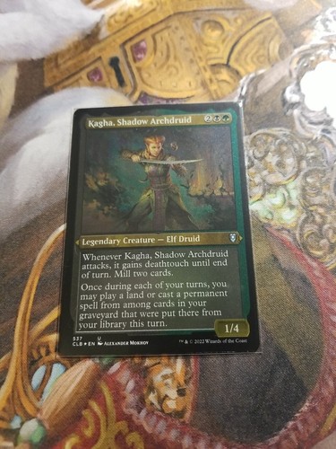 Kagha, Shadow Archdruid Foil Etched MTG Commander Legends: BFBG - Pack ...