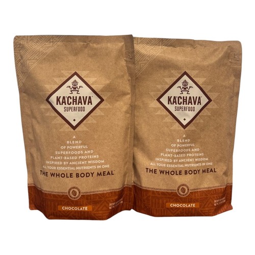 Kachava 2 pack Superfood Whole Body Meal - Chocolate - 32.8 oz Each ...