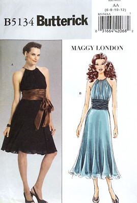 Butterick Misses' Dress Pattern B5134 Size 6-12 UNCUT | eBay