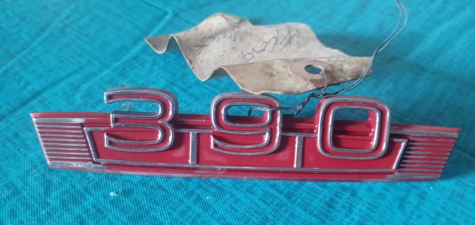 1967-1969 Ford Fairlane , Two 390 Emblems C70B-16237-B. Original Item ...