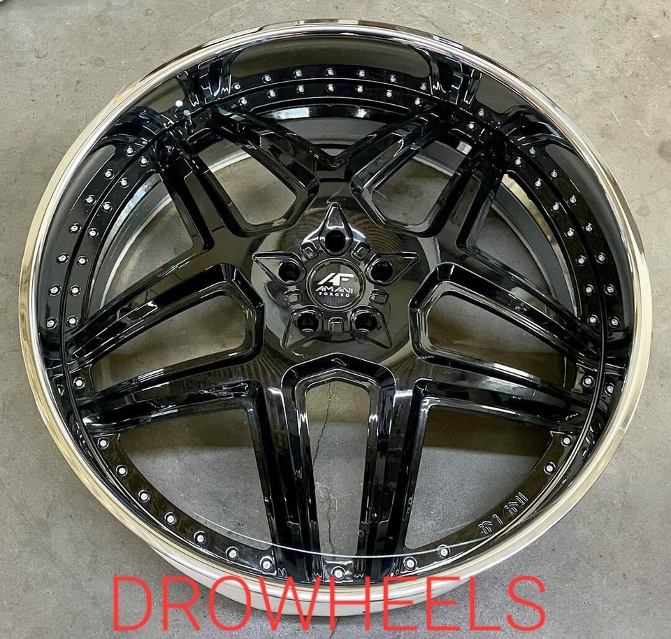 30" AMANI FORGED NANO 5X130 RIMS MERCEDES BENZ GWAGON AMG G63AMG G500 ...