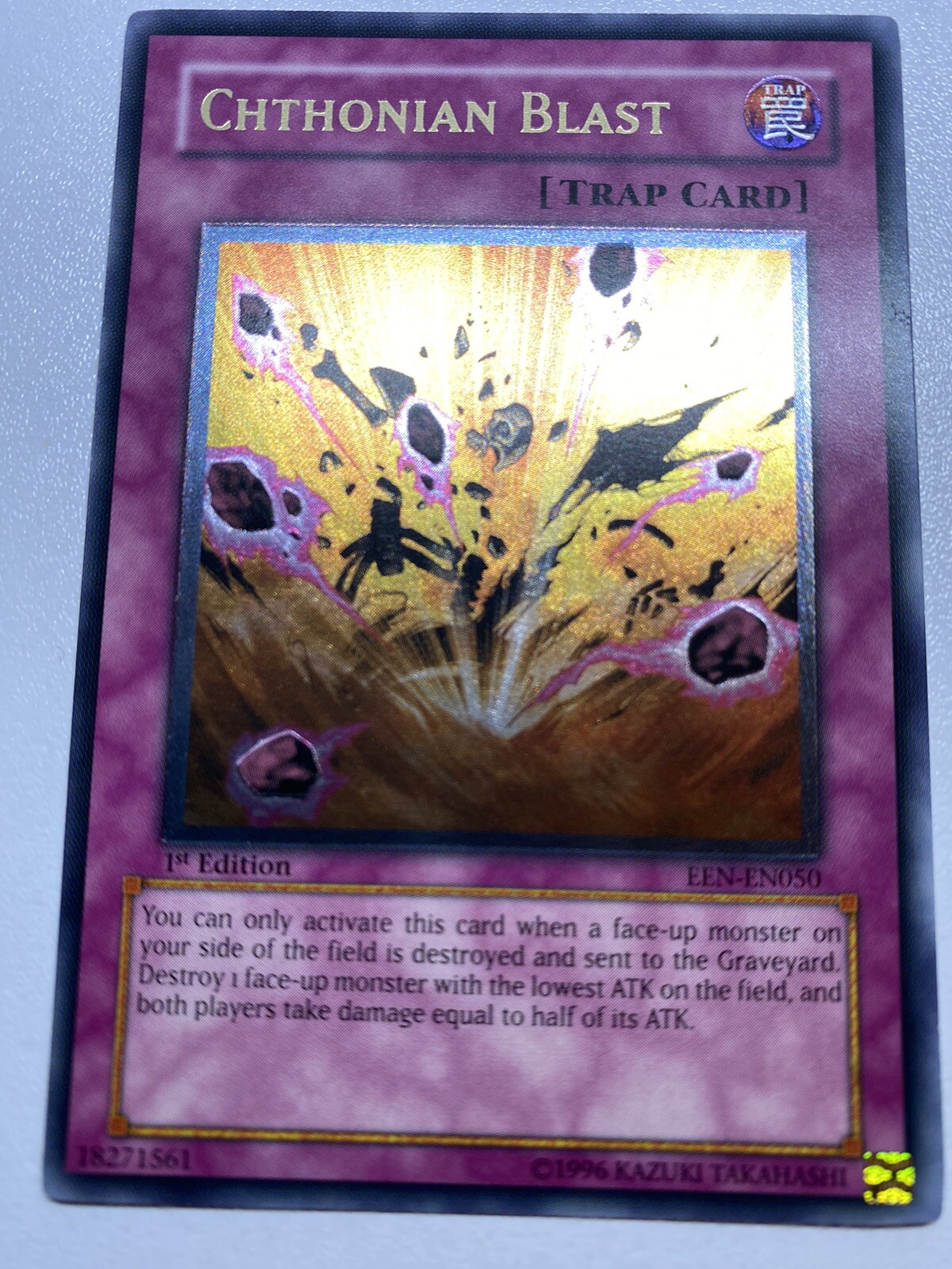 Yugioh Chthonian Blast 1st Edition Ultimate Rare EEN-EN050 MP | eBay