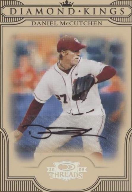 2008 Donruss Threads - Diamond Kings Daniel McCutchen #DK-23 Signatures ...