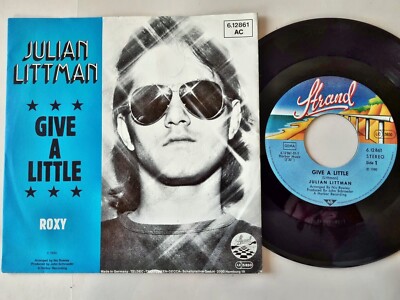 Julian Littman - Give a little 7'' Vinyl Germany PROMO COVER | eBay